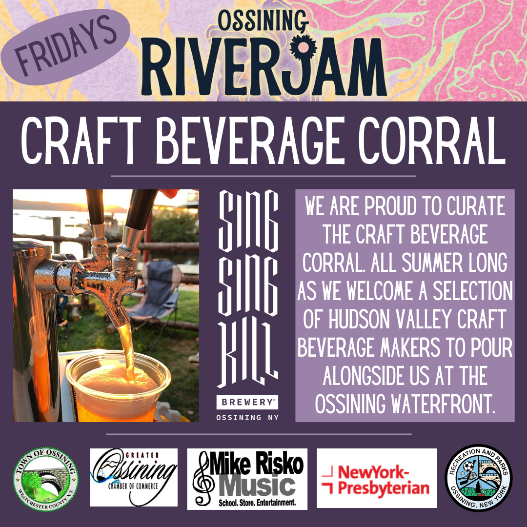 RiverJam Concert, Craft Beverage Corral - Sing Sing Kill Brewery