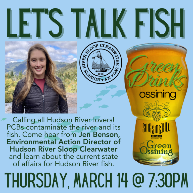 Green Drinks: Let's Talk Fish with Hudson River Sloop Clearwater ...