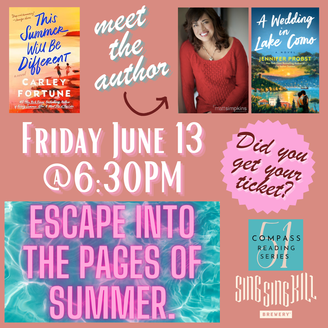 Compass 51 Reading Series is serving up a night with NYT bestselling ...