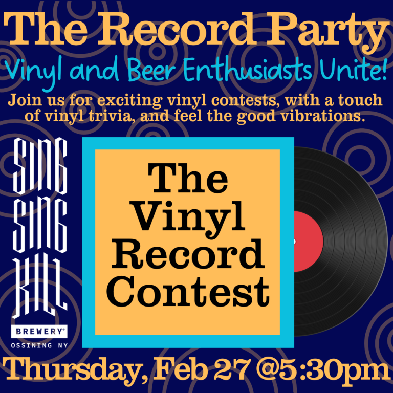 The Record Party: Vinyl Contest - Sing Sing Kill Brewery